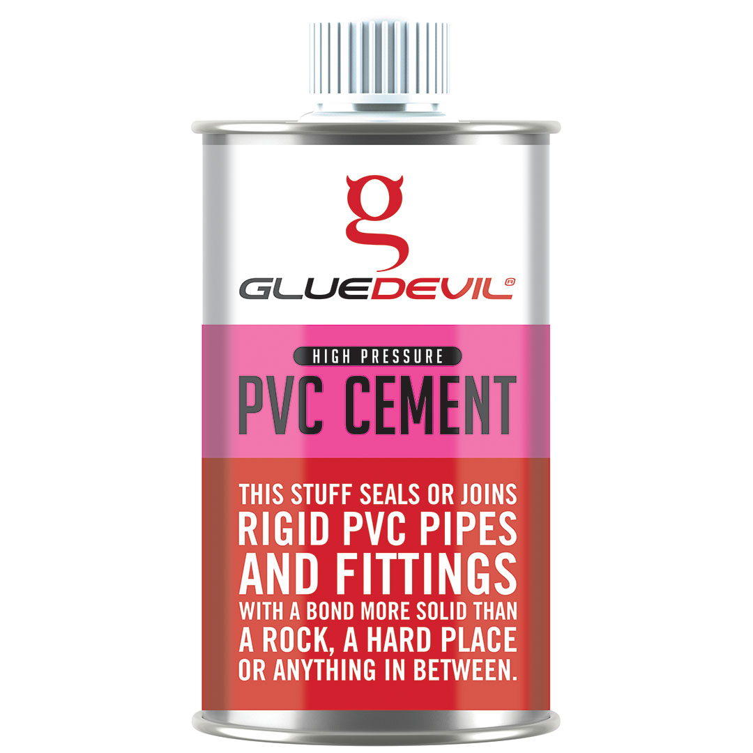 PVC Cement High Pressure 250ml - Glue Devil - Sunpower Hardware