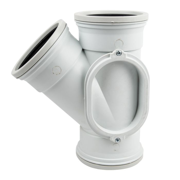 WASTE JUNCTION 45DEG SV I.E 110MM SABS - Sunpower Hardware